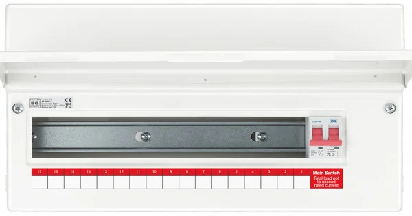 BG 17 Way Metal Main Switch Consumer Unit