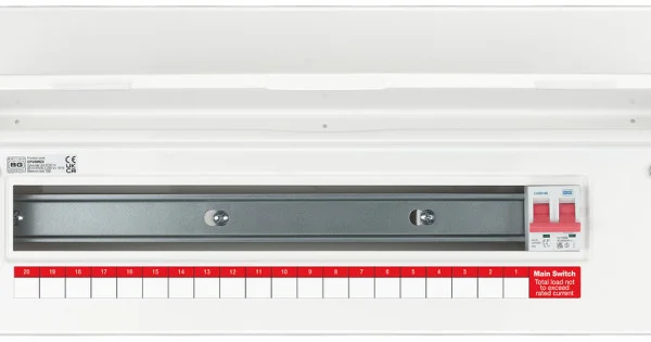 BG 20 Way Metal Main Switch Consumer Unit