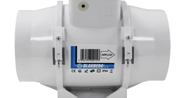 Blauberg Turbo E 100mm In Line Fan/Timer