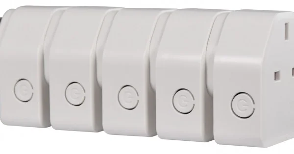 Mercury RC5 RF Remote Control Socket Set (5)