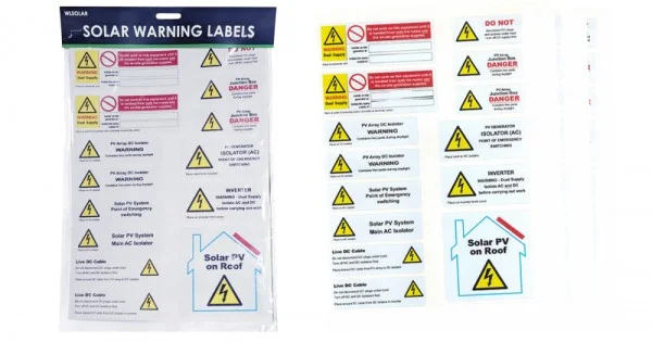 Solar Labels Pack