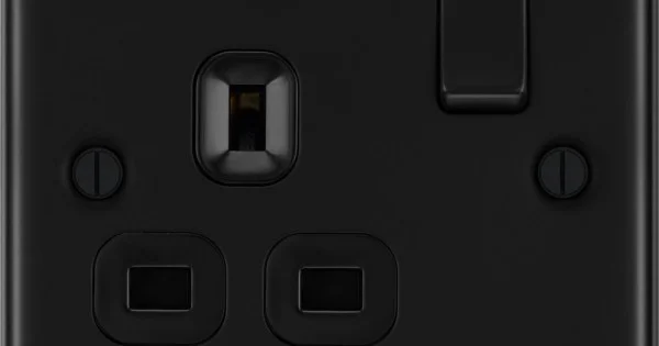 BG Nexus Matt Black Socket Outlets
