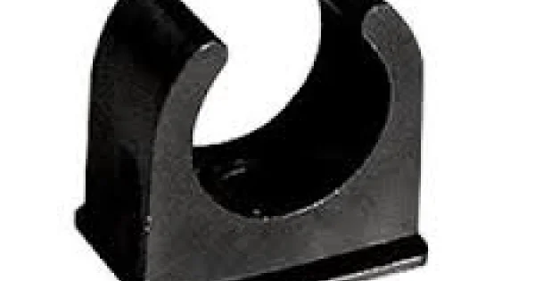 PVC 20mm U Clip Black
