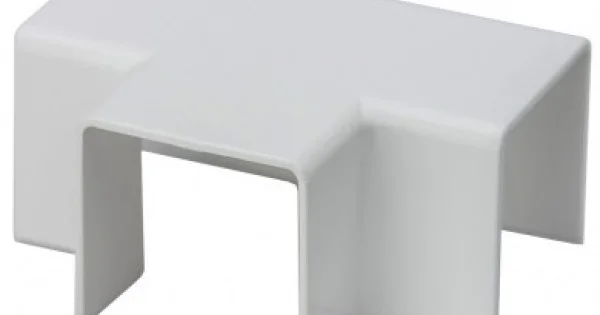 50x50mm PVC Cable Trunking Tee