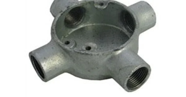 Steel 20mm 4 Way Box