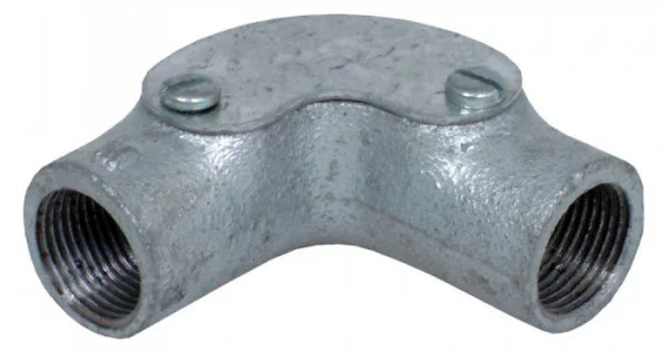 Steel Galvanised 20mm Inspection Elbow